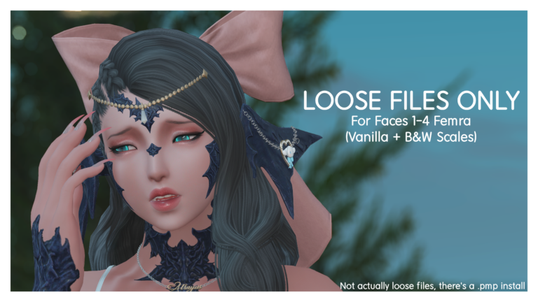 LOOSE FILES ONLY! Makeup for Fem Au Ra - The Glamour Dresser : Final ...