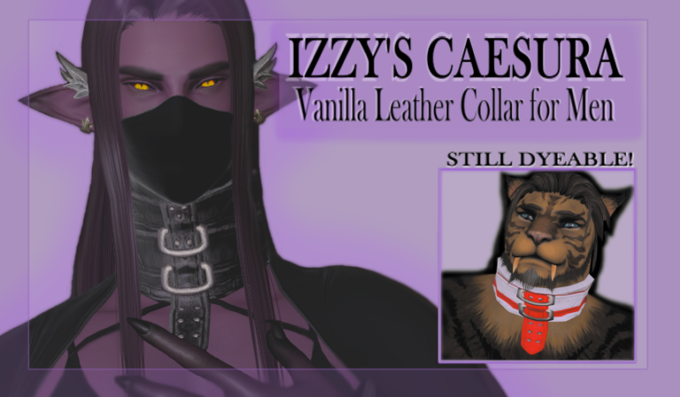 Diaeresis - Vanilla Leather Collar for Men - The Glamour Dresser