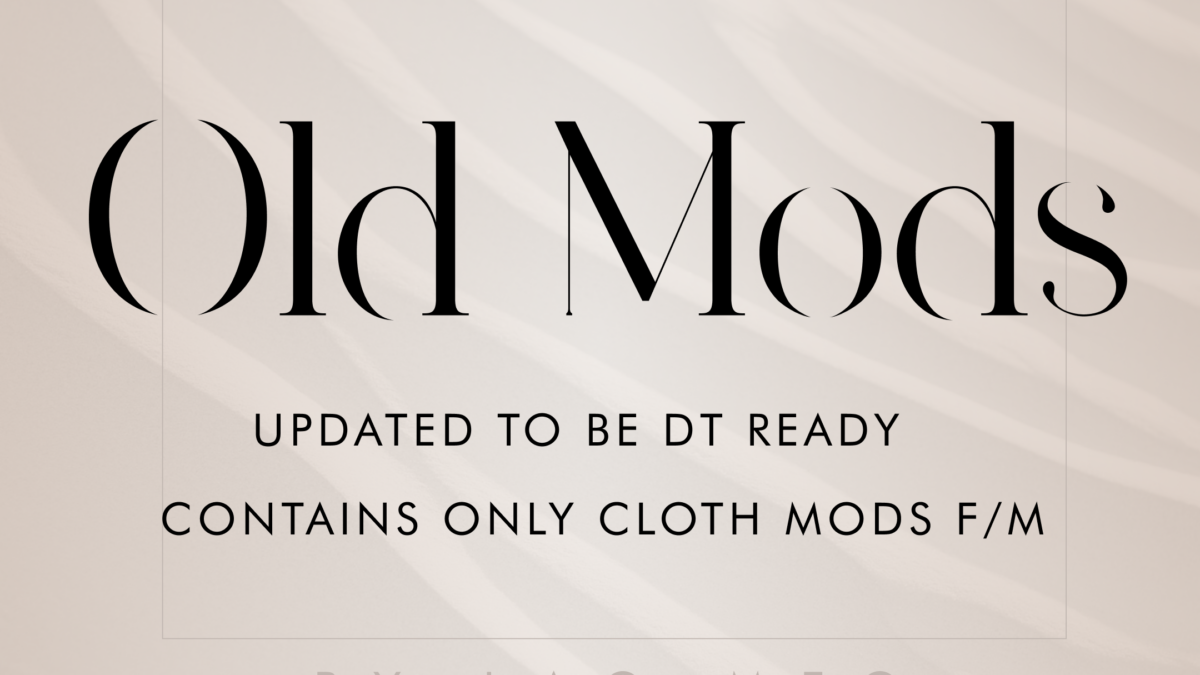 Mods Archive - FFXIV mods hosted on The Glamour Dresser