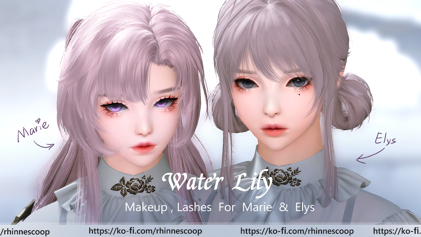 [DT]Waterlily-makeup ，lases for Marie&Elys - The Glamour Dresser ...