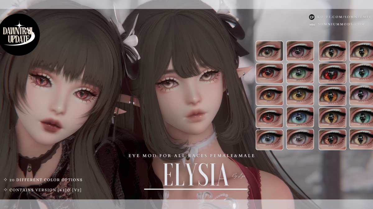 Elysia - Eye Mod - Female&Male [DT Update] - The Glamour Dresser ...