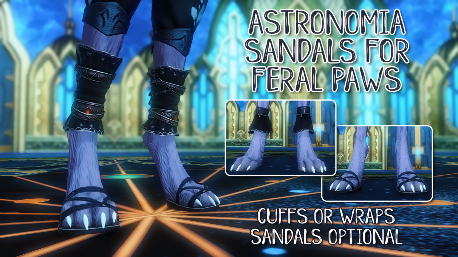 Astronomia Sandals for Feral Paws - The Glamour Dresser : Final Fantasy ...