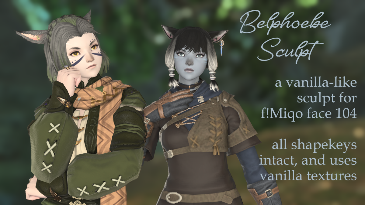 Belphoebe Sculpt (DT) - The Glamour Dresser : Final Fantasy XIV Mods ...