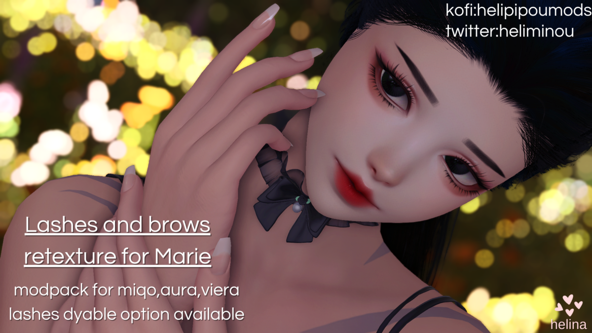 Lashes and Brows for Marie by vivi, by Helina - The Glamour Dresser