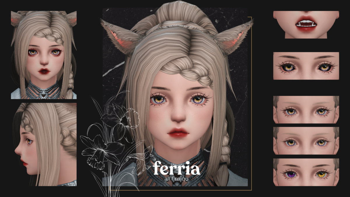 Face 102 Mod Archives - FFXIV mods hosted on The Glamour Dresser