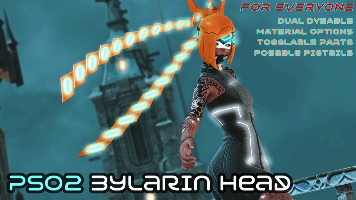 PSO2 Bylarin Head - The Glamour Dresser : Final Fantasy XIV Mods and More