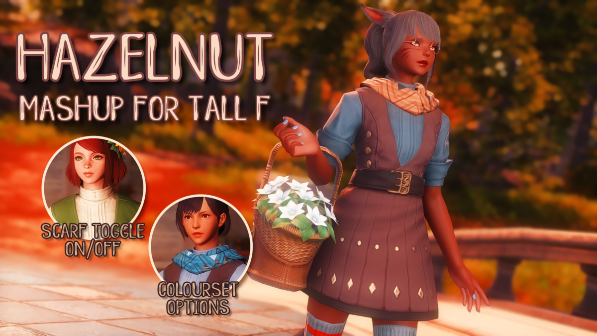 Hazelnut (Dress Mashup) - The Glamour Dresser : Final Fantasy XIV Mods ...
