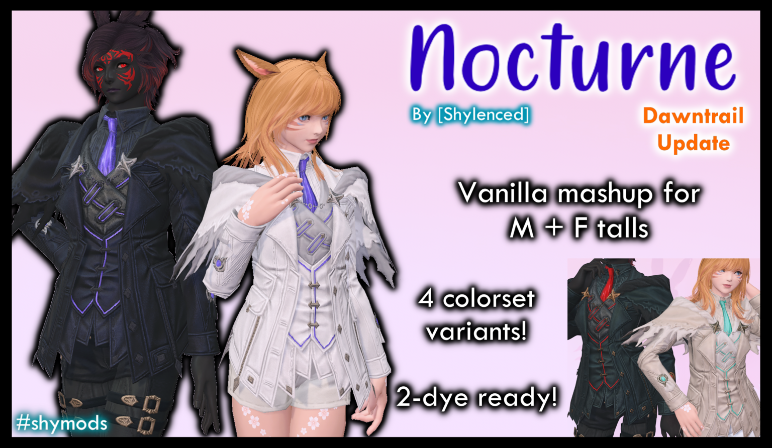 Nocturne Jacket [DT] - The Glamour Dresser : Final Fantasy XIV Mods and ...