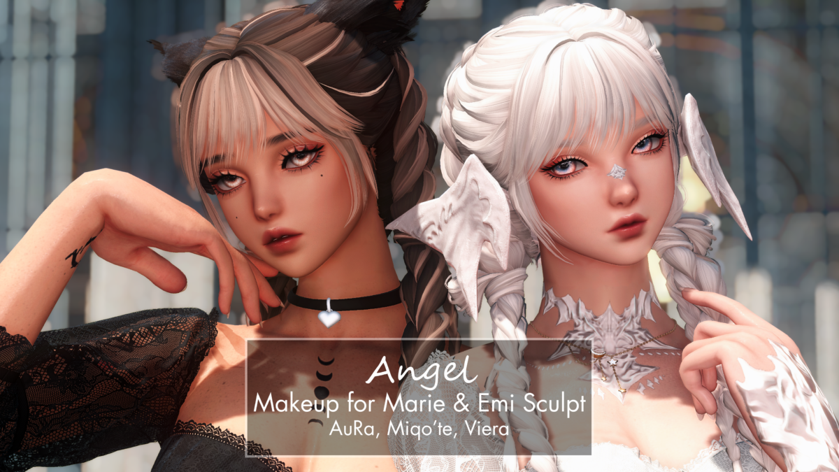Angel Makeup For Marie And Emi Sculpt 70 The Glamour Dresser Final Fantasy Xiv Mods And More