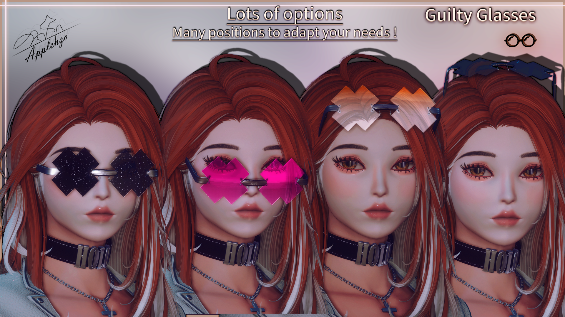 [Holo] Guilty Glasses - All Female races/Faces - Facewear! - The ...