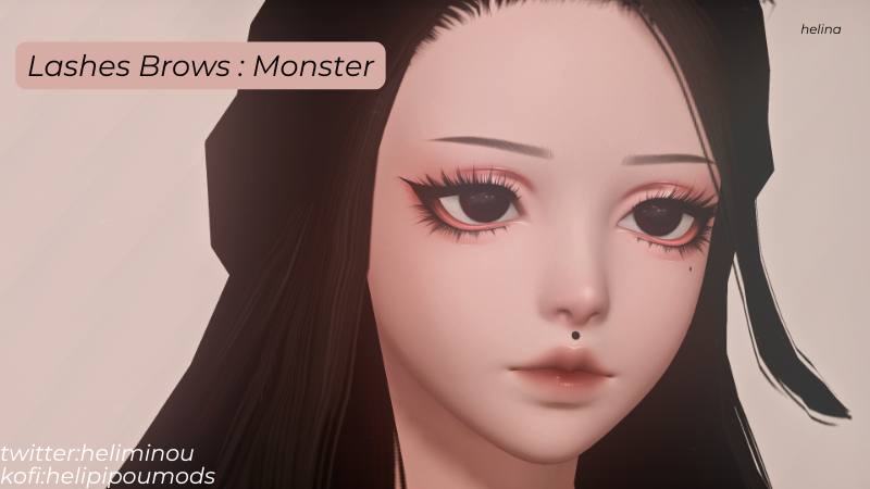 Monster lashes and brows for Marie,Emi by vivi - The Glamour Dresser ...