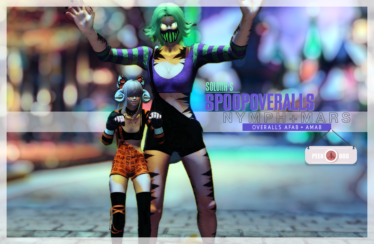 Spoopoveralls by Solona [Nymph + Mars Slim] - The Glamour Dresser