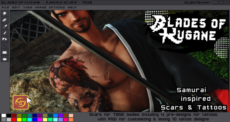 Blades of Kugane Scars & Tattoos - TBSE - The Glamour Dresser : Final ...