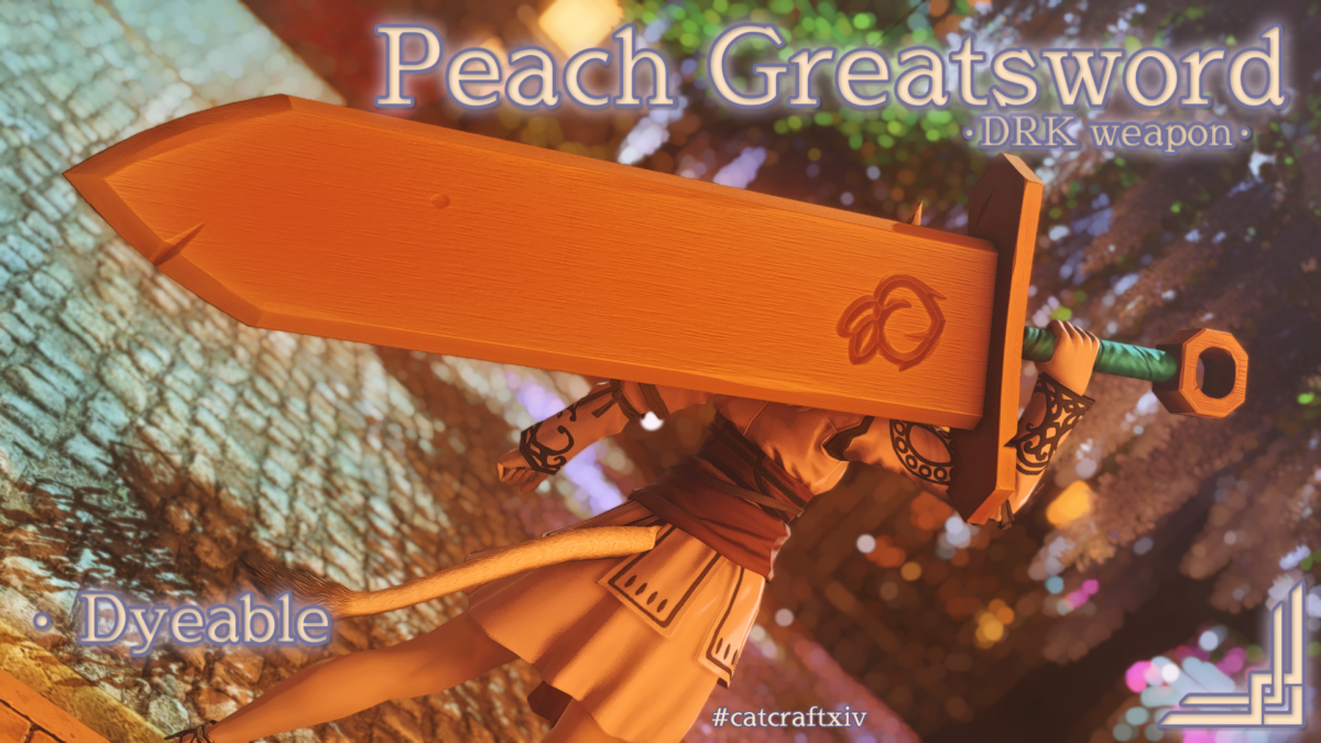Peach Greatsword | DRK Weapon - The Glamour Dresser