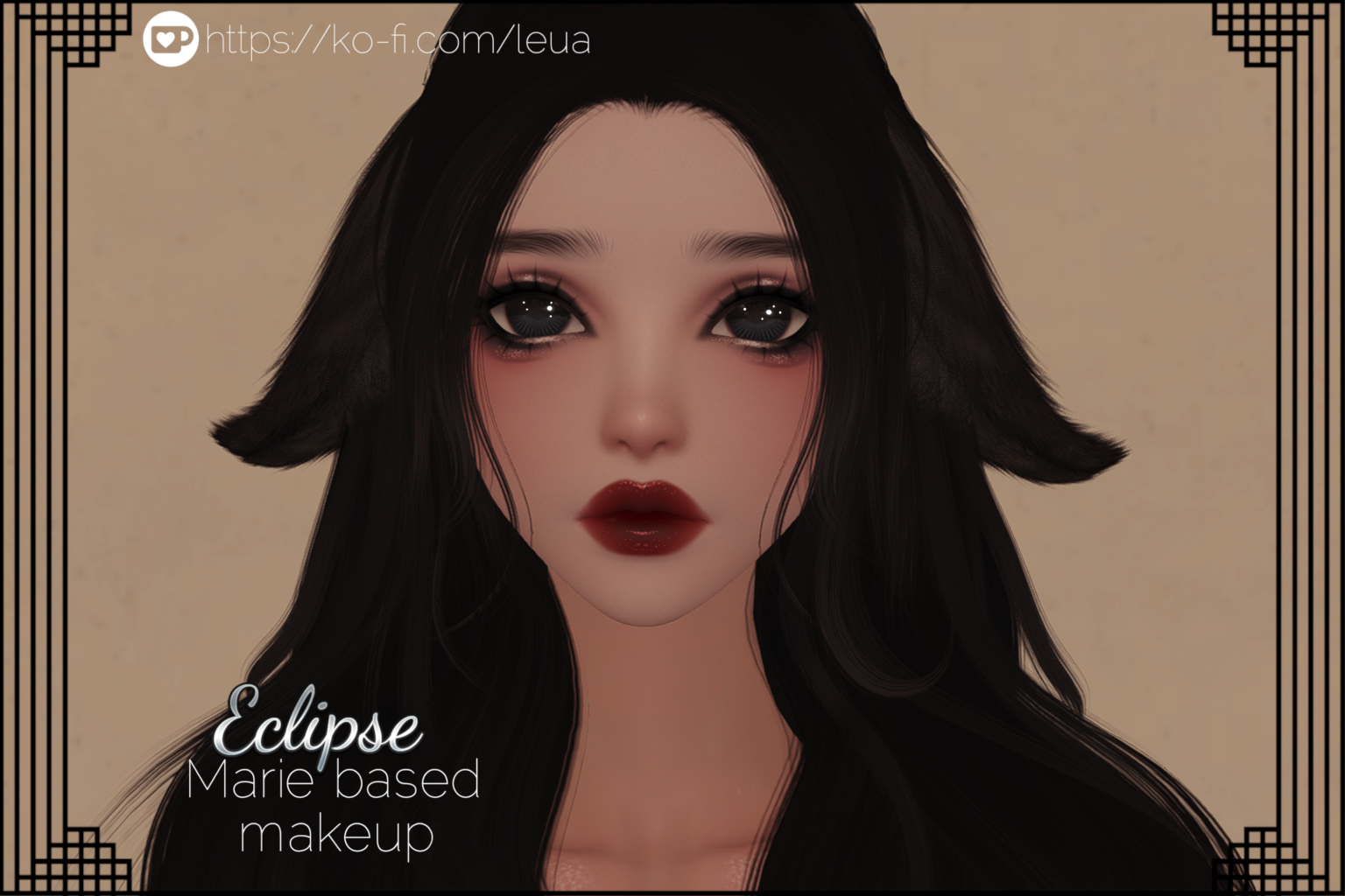 [Eclipse] - Marie based makeup - most [F] faces - The Glamour Dresser