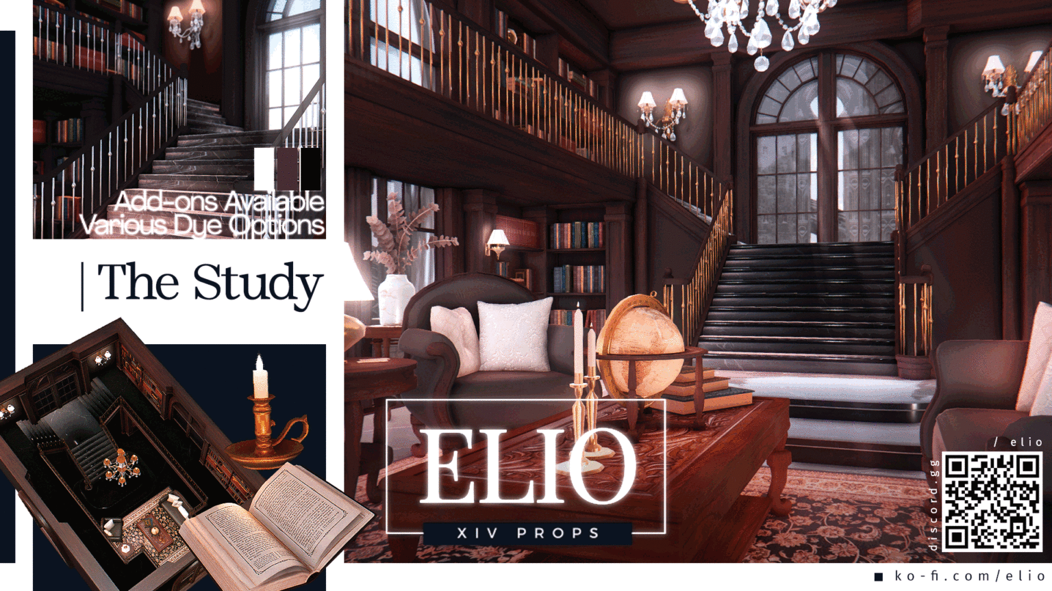 The Study - Minion Props - The Glamour Dresser : Final Fantasy XIV Mods ...