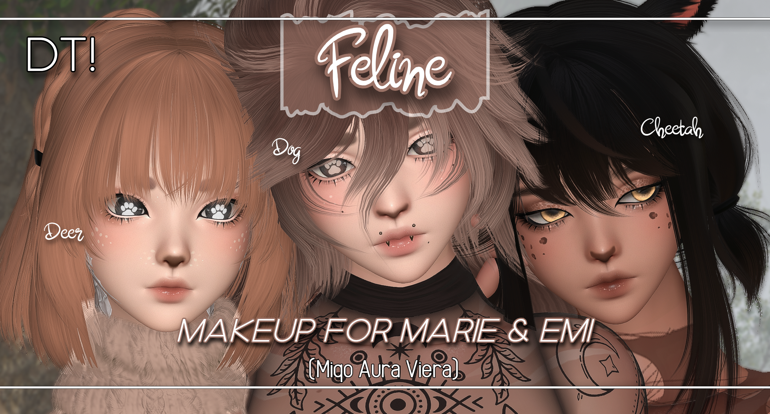 Feline ☆ [MAKEUP FOR EMI,MARIE] [Lashes + Brows ] (MODPACK) DT! + LOOSE ...