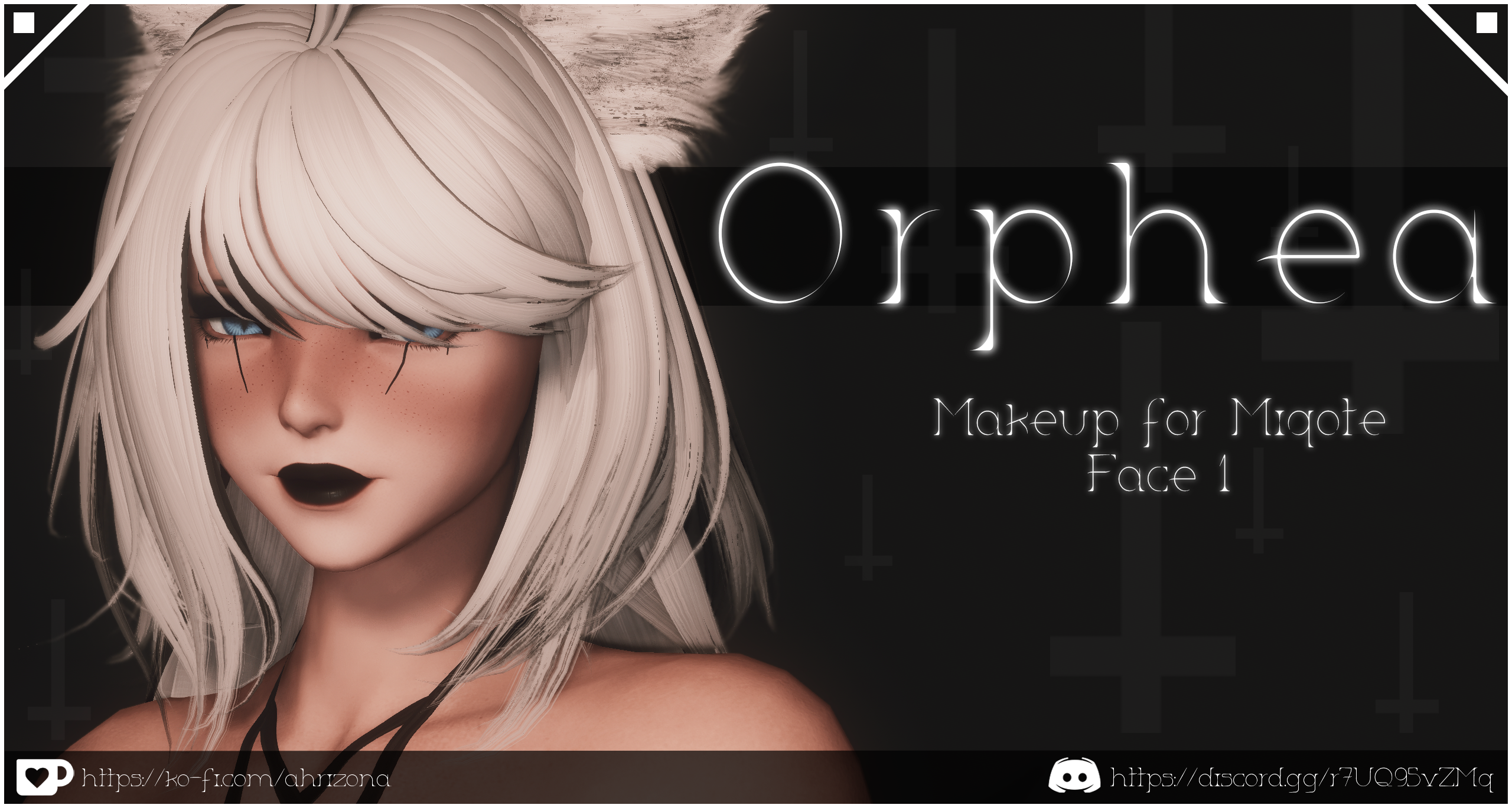 Orphea - Makeup for Miqote Face 1 - The Glamour Dresser