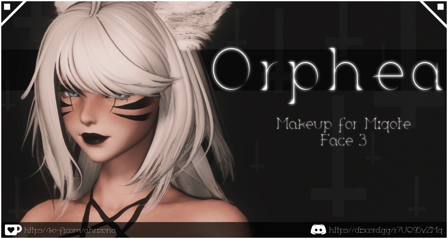 Orphea - Makeup for Miqote Face 3 DT Update - The Glamour Dresser