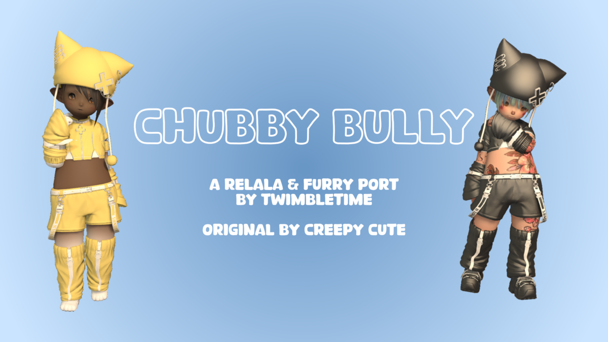 Chubby Bully for ReLala, Beans, Fat Beans and Minooves - The Glamour ...