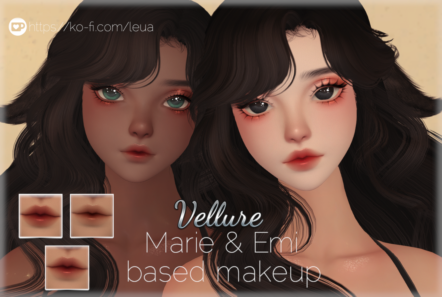 [Vellure] - Marie & Emi based makeup - most [F] faces - The Glamour ...