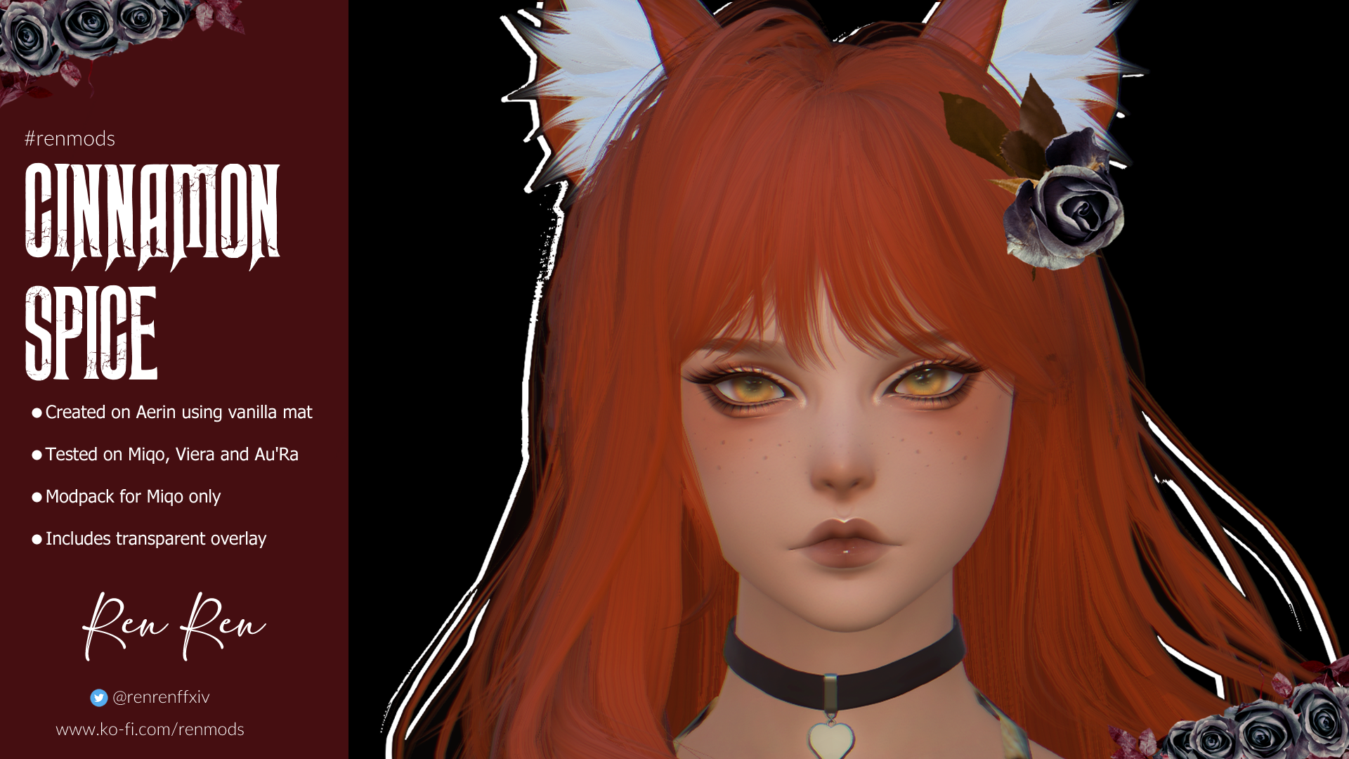 Cinnamon Spice⛧ - The Glamour Dresser : Final Fantasy XIV Mods and More