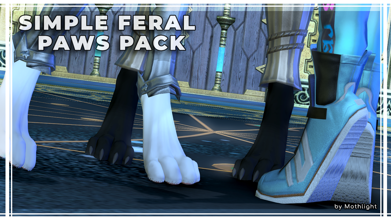 [ML] Simple Feral Paws Pack - The Glamour Dresser : Final Fantasy XIV ...
