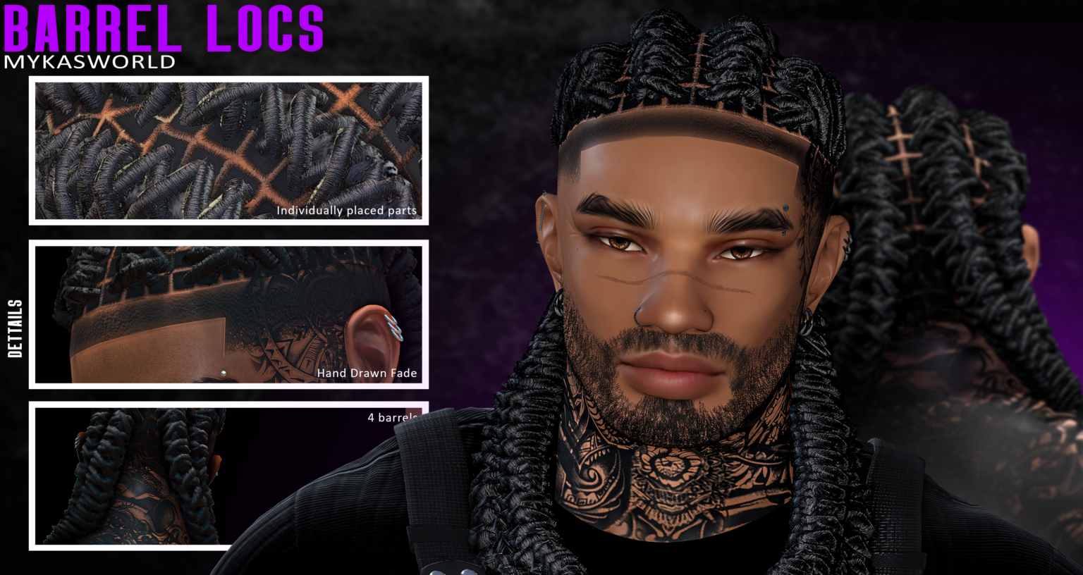 BARREL LOCS [ALLRACES][MALE] [DT] - The Glamour Dresser : Final Fantasy ...