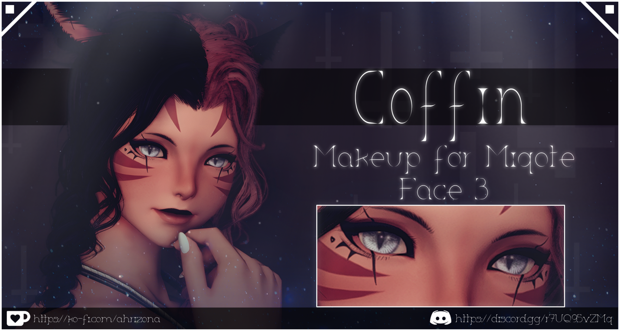 Coffin - Makeup for Miqote Face 3 - The Glamour Dresser