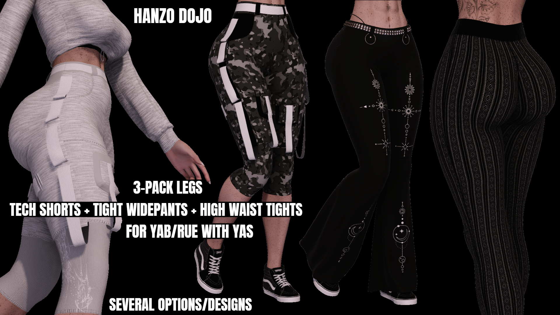 3-Pack Legs - The Glamour Dresser