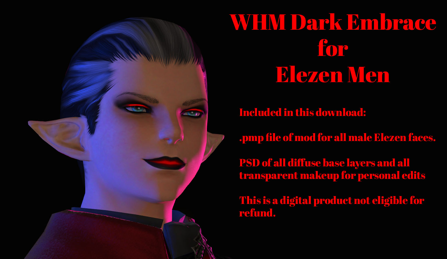 WHM Dark Embrace - The Glamour Dresser : Final Fantasy XIV Mods and More