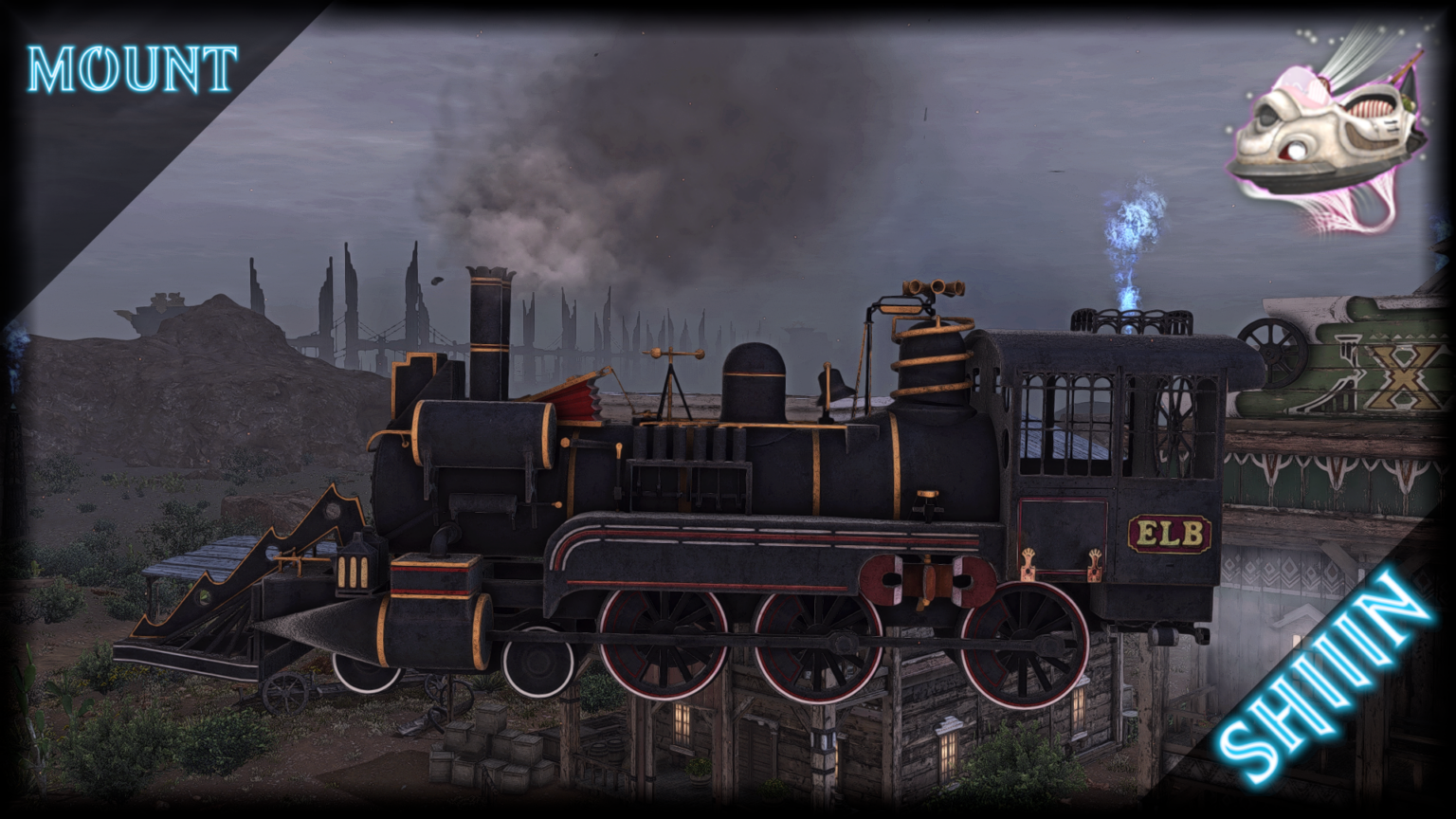 Back to the Future Train Mount - The Glamour Dresser