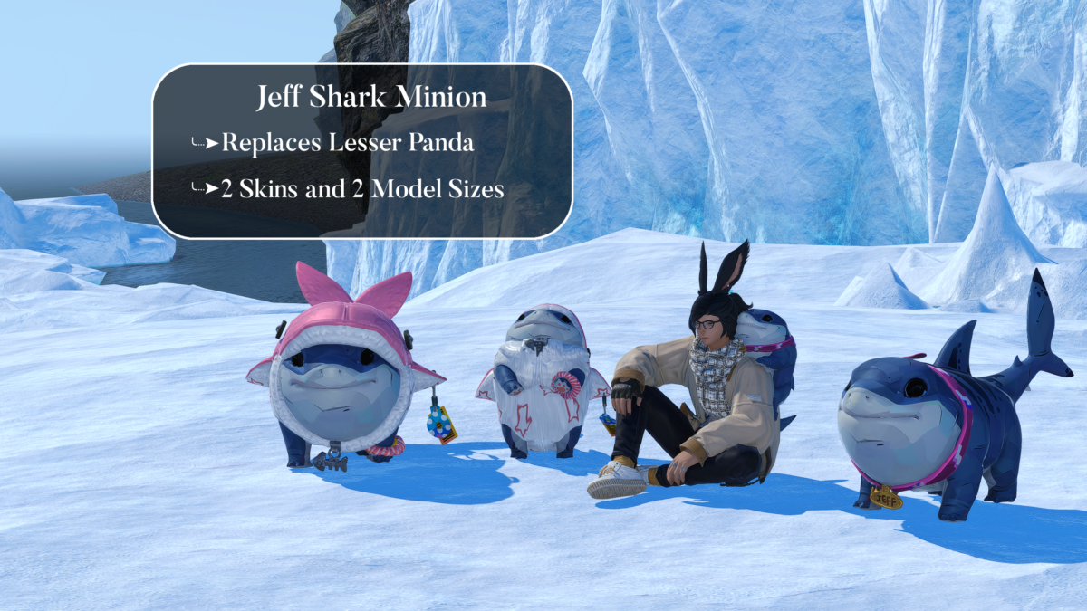 Jeff the Shark Minion - The Glamour Dresser : Final Fantasy XIV Mods ...