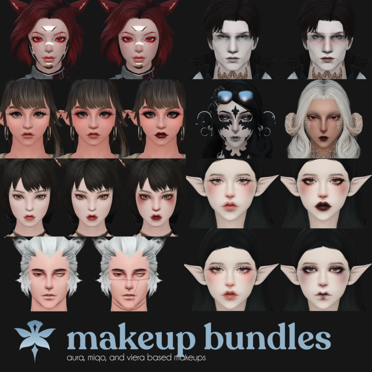 2024 Makeup Bundles - The Glamour Dresser : Final Fantasy XIV Mods and More