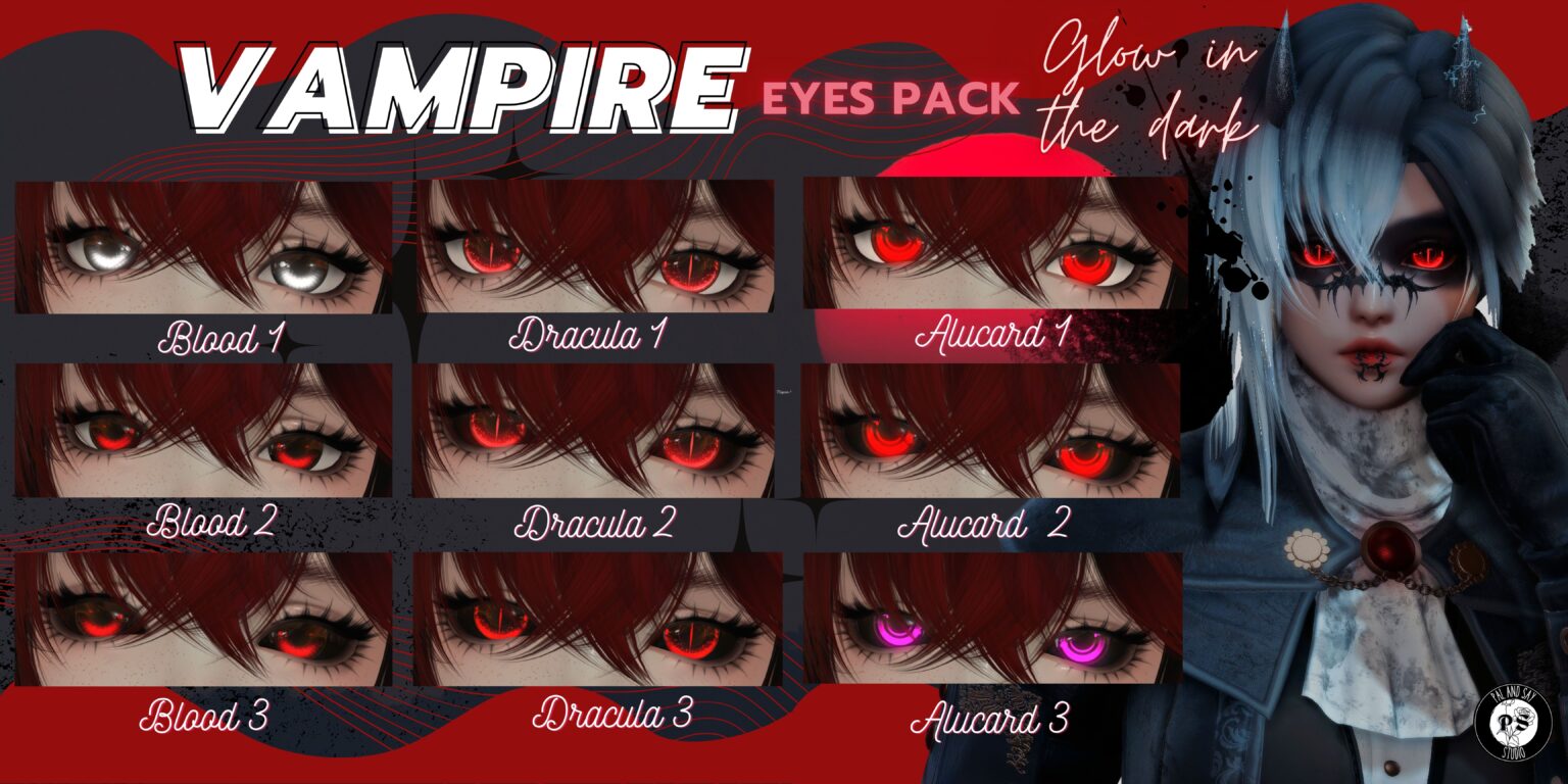 [DT Ready] Vampire [Glowy Eyes Pack] [ALL Race/Gender] - The Glamour ...