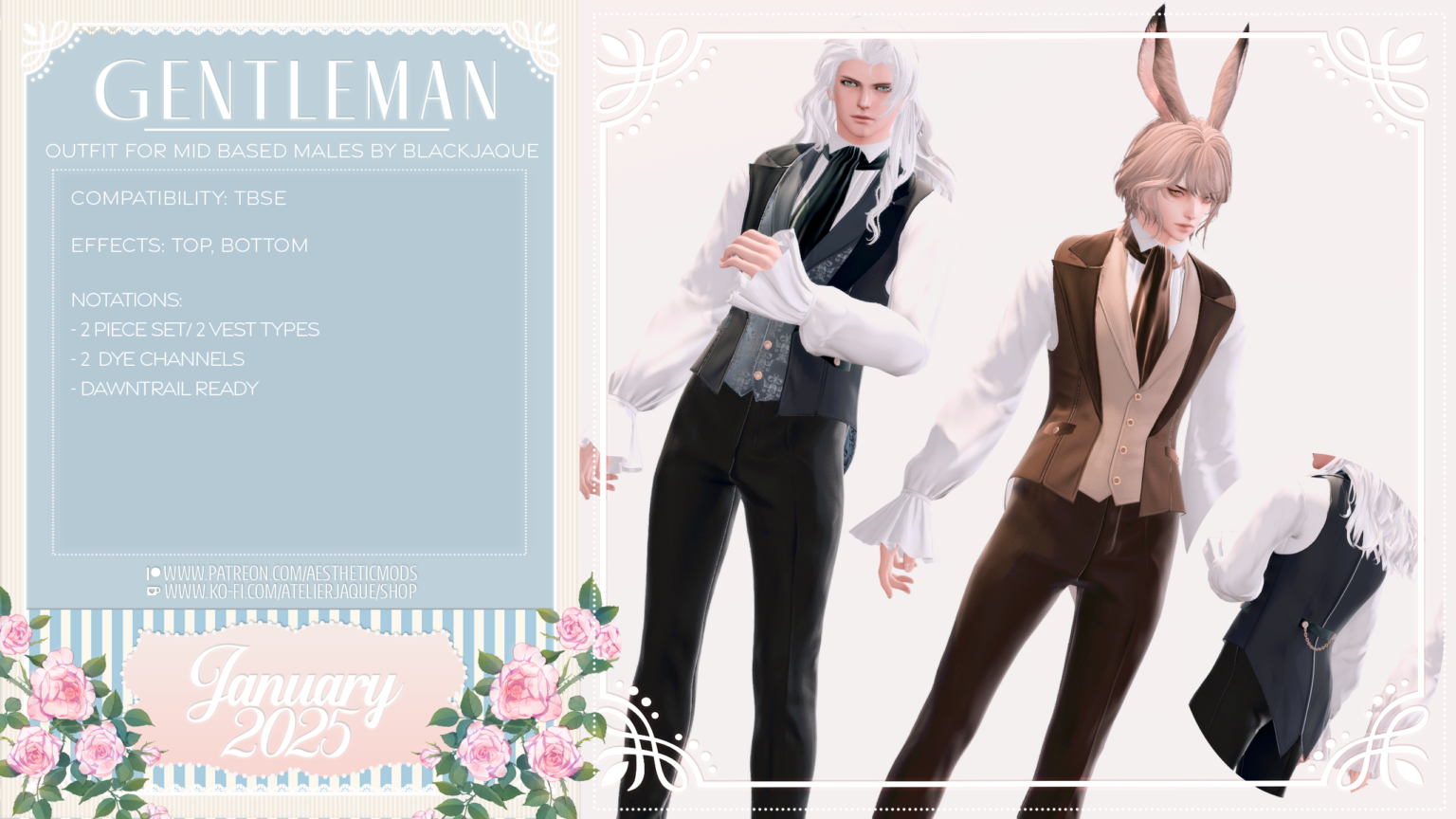 Gentleman - The Glamour Dresser : Final Fantasy XIV Mods and More