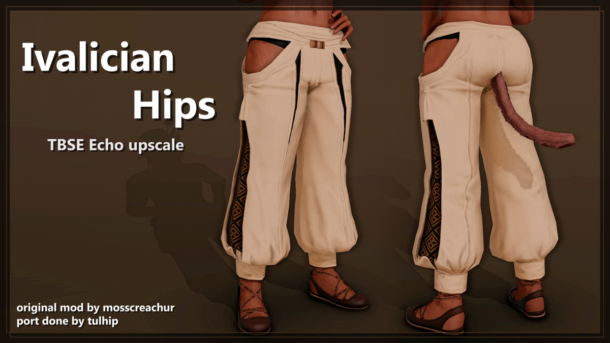Ivalician Hips - TBSE Echo - The Glamour Dresser : Final Fantasy XIV Mods and More