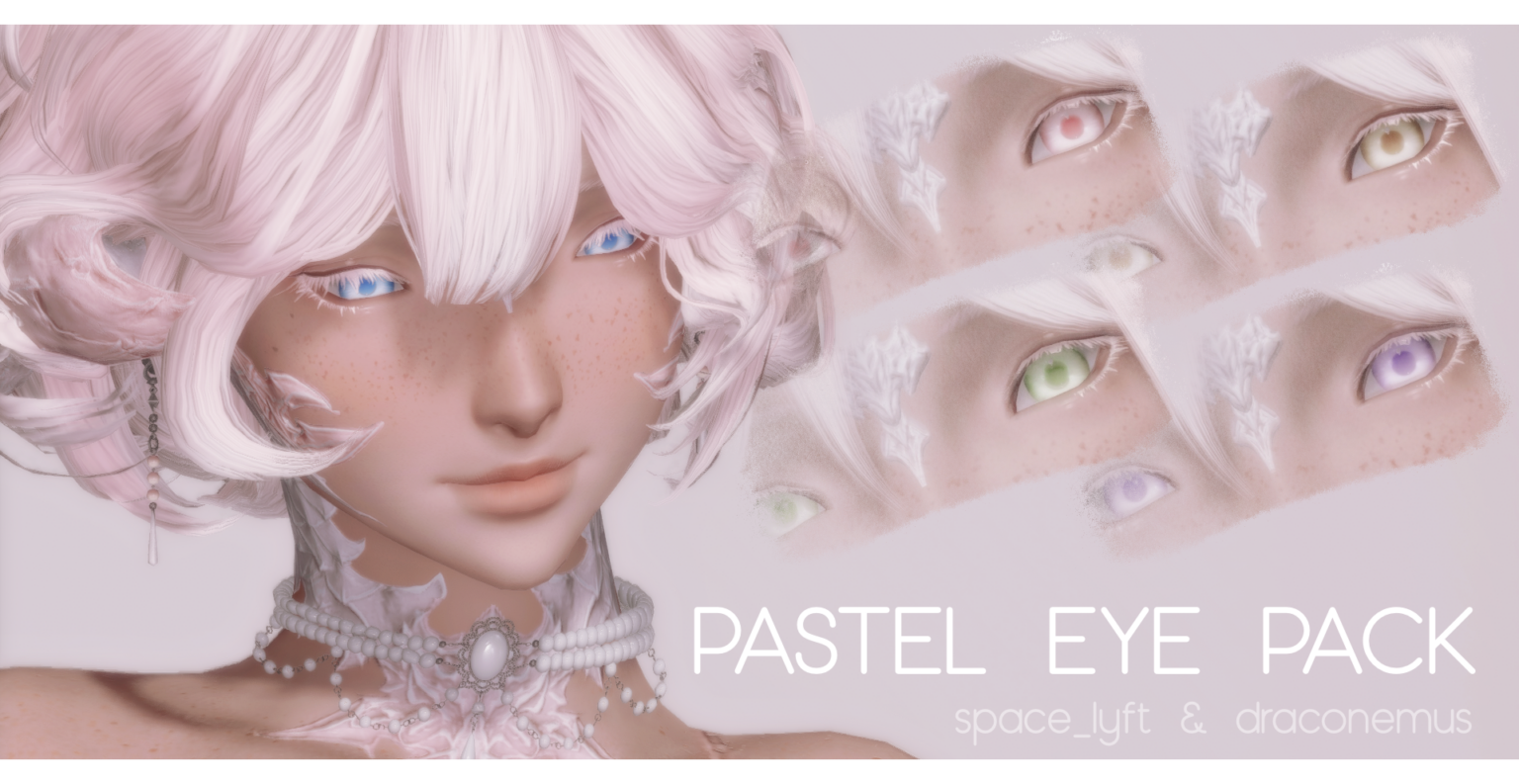 Pastel eye pack - The Glamour Dresser : Final Fantasy XIV Mods and More