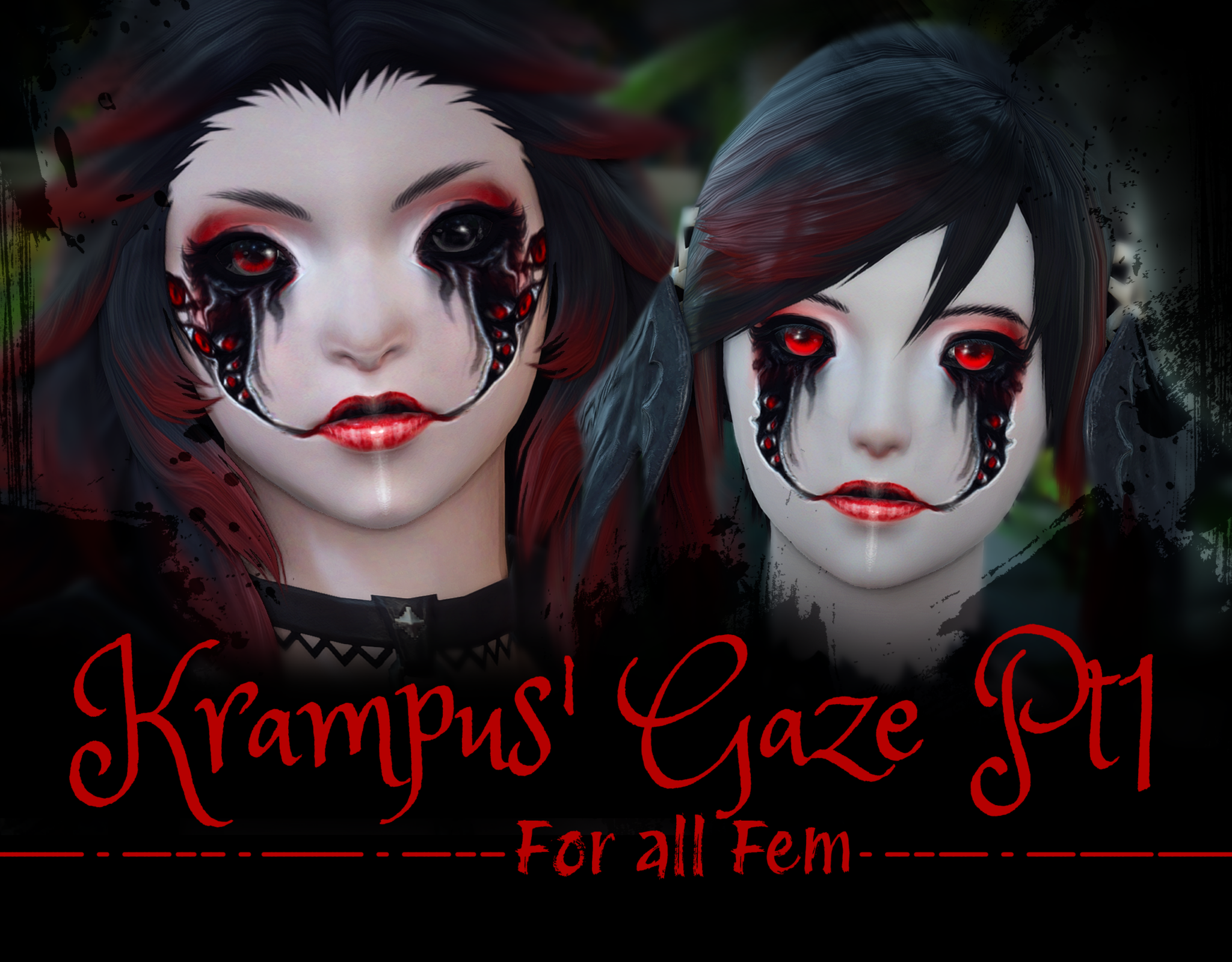 [Makeup] Krampus' Gaze Pt1 (All fem!) - The Glamour Dresser : Final ...