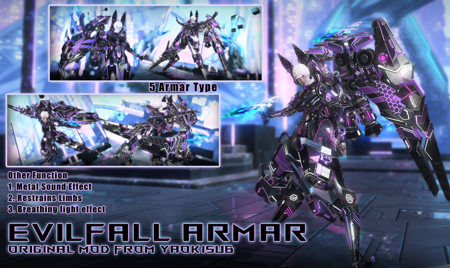 Evil Fall Armar for FF14 [Bibo+] v1.0.0 - The Glamour Dresser