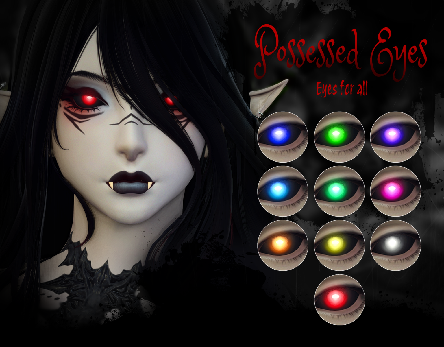 [Eyes] Possessed Eye Pack - The Glamour Dresser