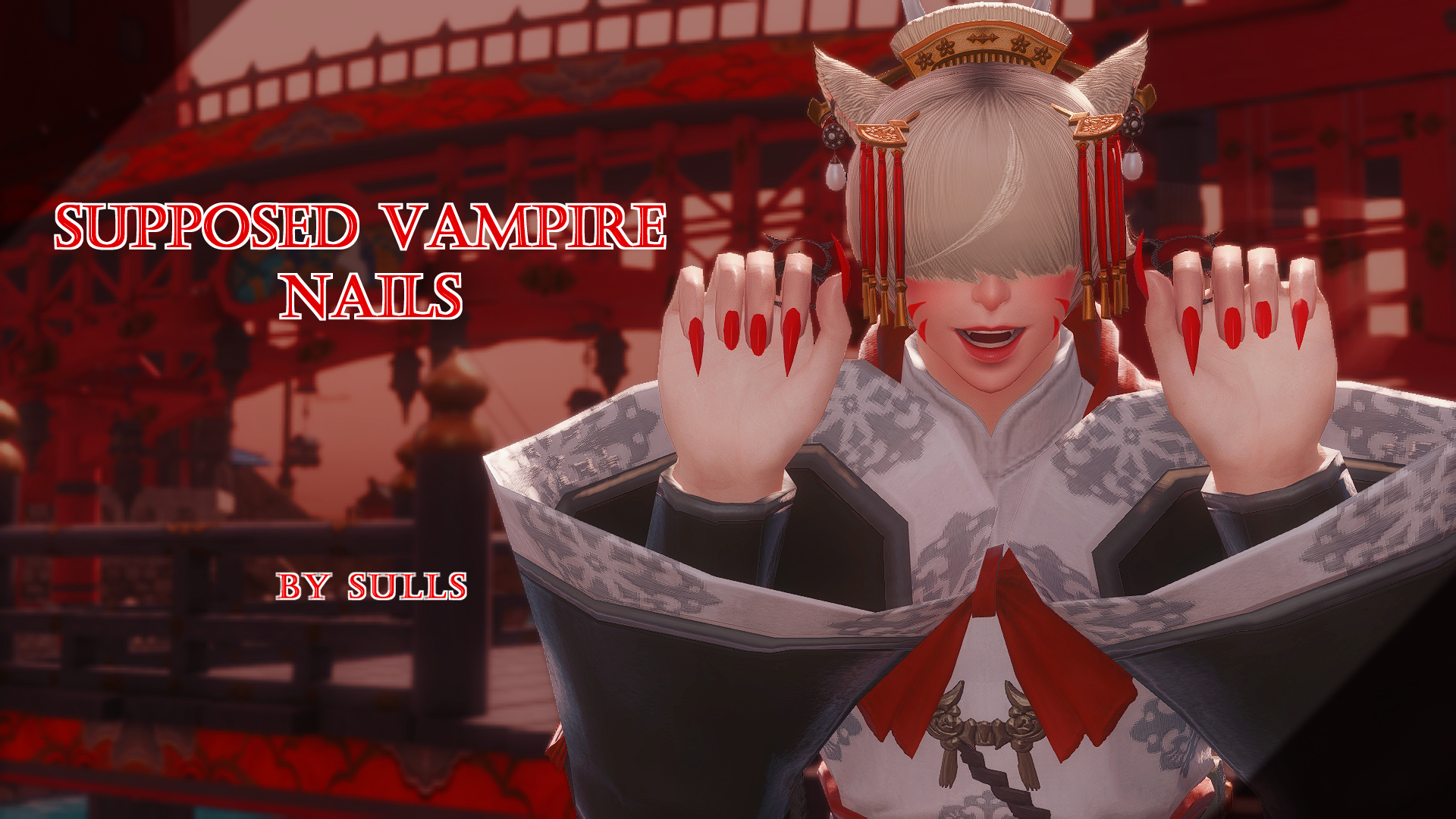 Supposed Vampire Nails - The Glamour Dresser : Final Fantasy XIV Mods ...