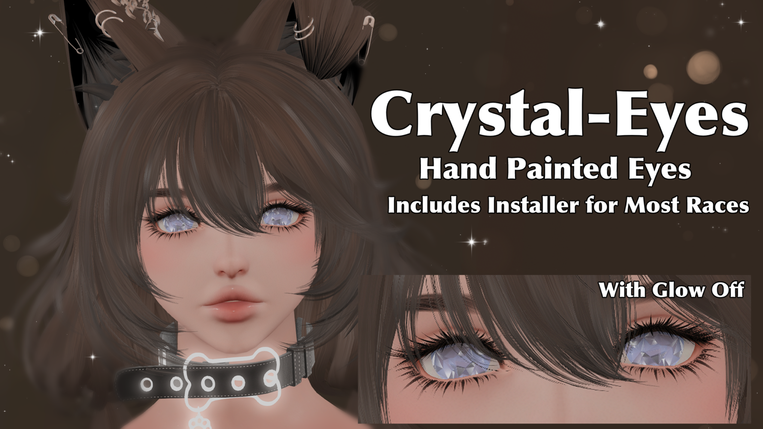 Crystal-Eyes - Custom Eyes for Most Races - The Glamour Dresser