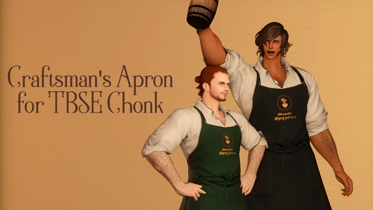 Craftsman’s Apron for TBSE Chonk - The Glamour Dresser