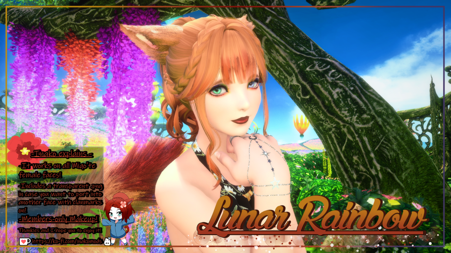[Inako] Lunar Rainbow [DT] - The Glamour Dresser : Final Fantasy XIV Mods and More