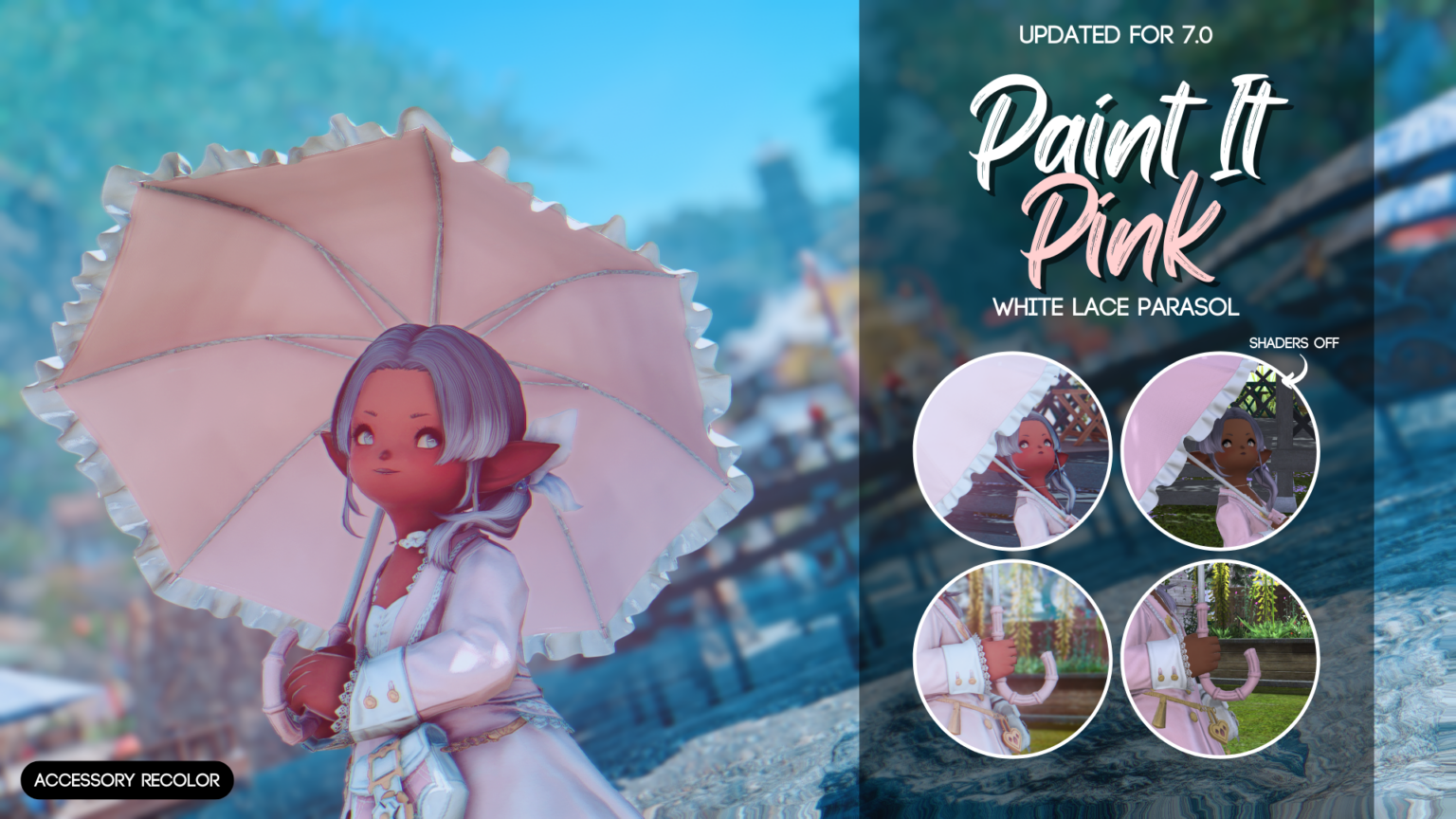 Paint It Pink (DT Updated) - The Glamour Dresser : Final Fantasy XIV Mods and More