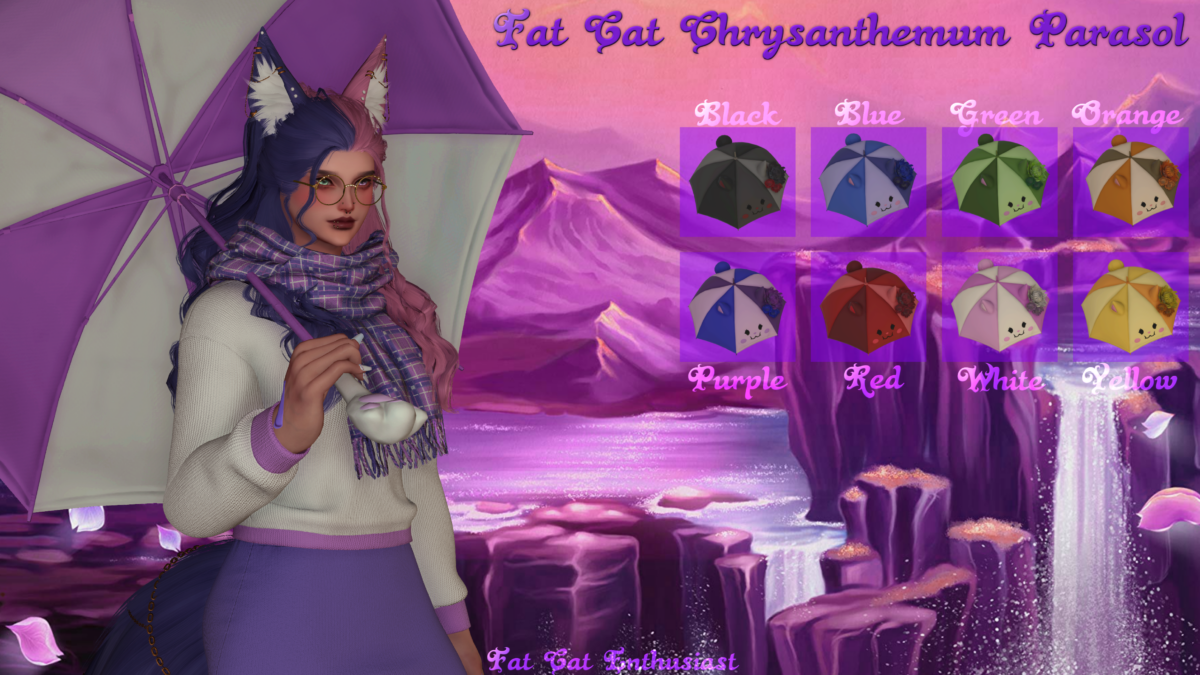 [FCE] Fat Cat Chrysanthemum Parasol - The Glamour Dresser : Final ...