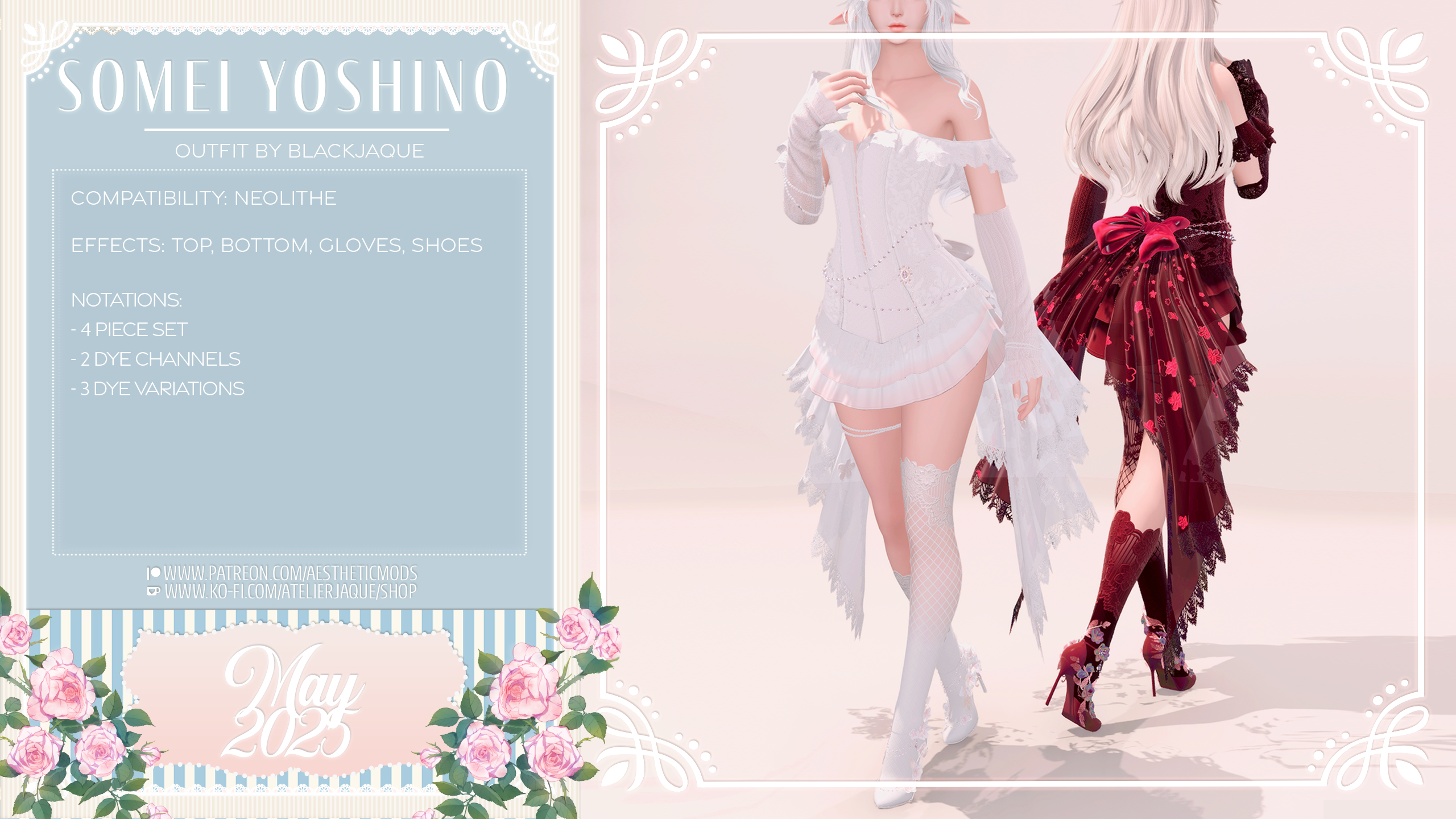 Somei Yoshino - The Glamour Dresser : Final Fantasy XIV Mods and More