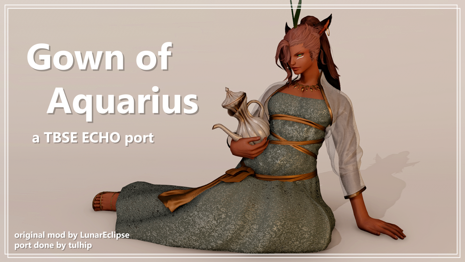 Gown of Aquarius - TBSE Echo - The Glamour Dresser : Final Fantasy XIV ...