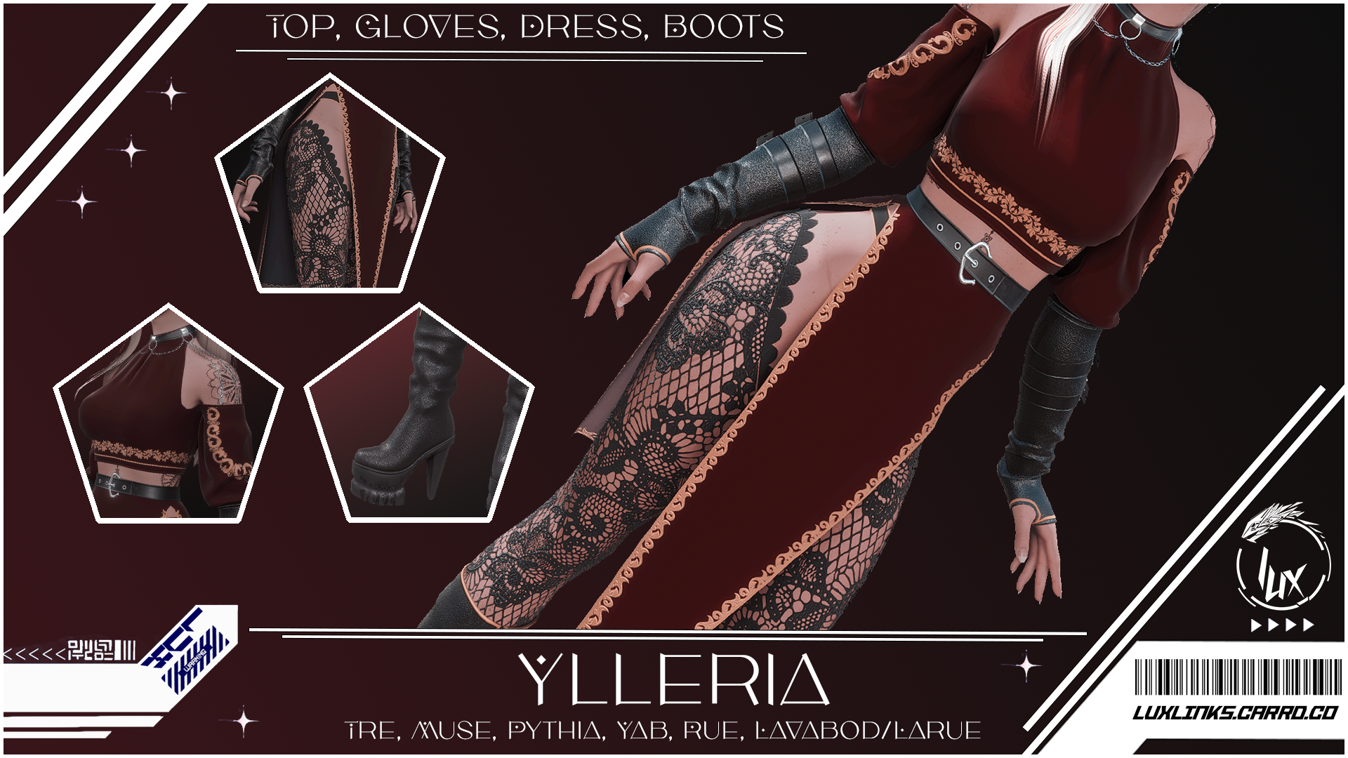 Ylleria [Tre, Muse, Pythia, YAB, Rue, Lavabod/Larue] - The Glamour ...